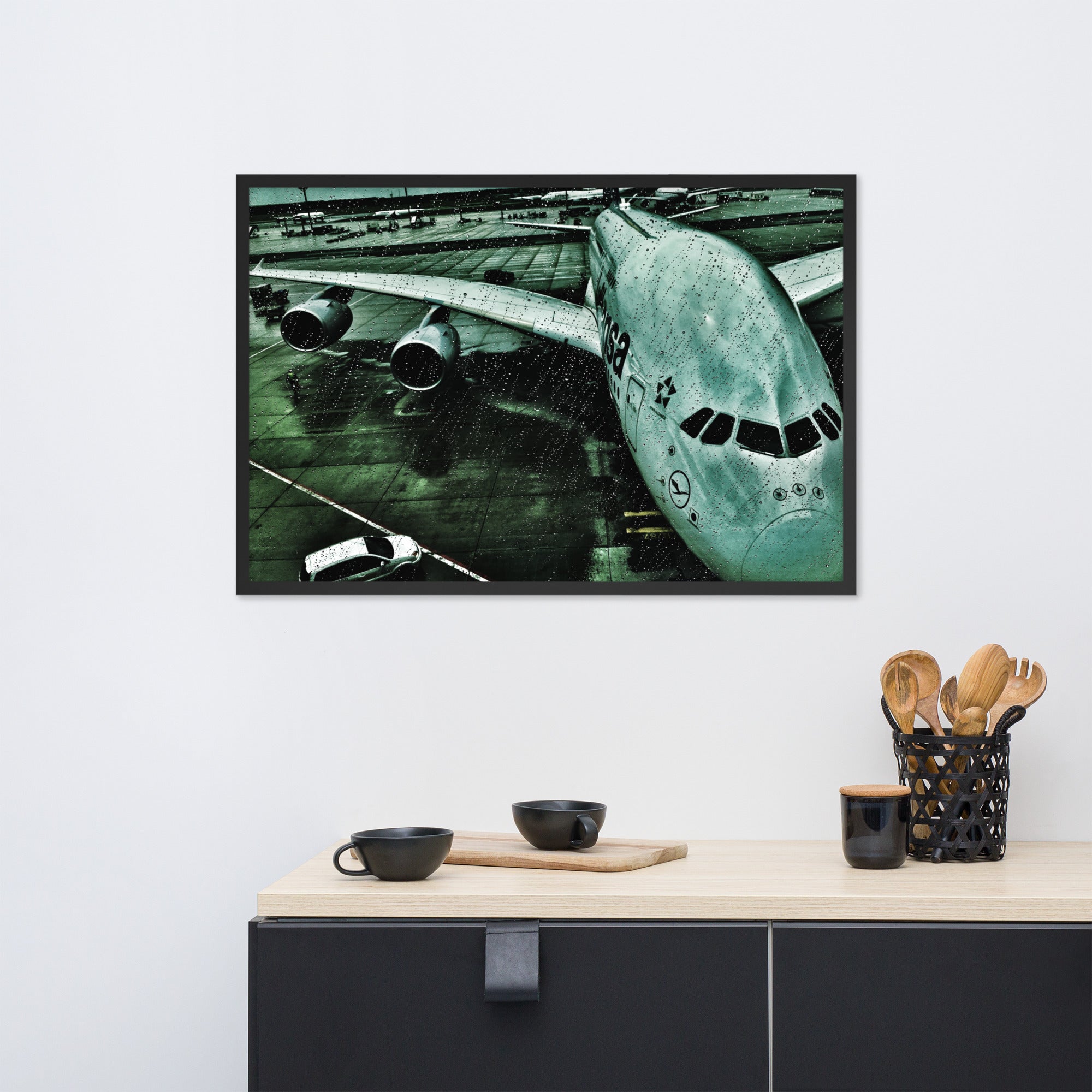 AIrbus A380 Framed photo paper poster | SaltSpray Design